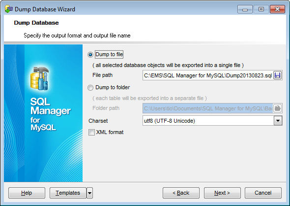 Online Documentation for SQL Manager for MySQL | SQLManager